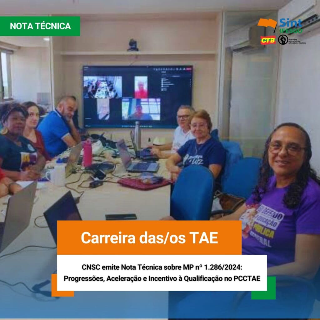 CNSC EMITE NOTA TÉCNICA SOBRE MP Nº 1.286/2024: PROGRESSÕES, ACELERAÇÃO ...